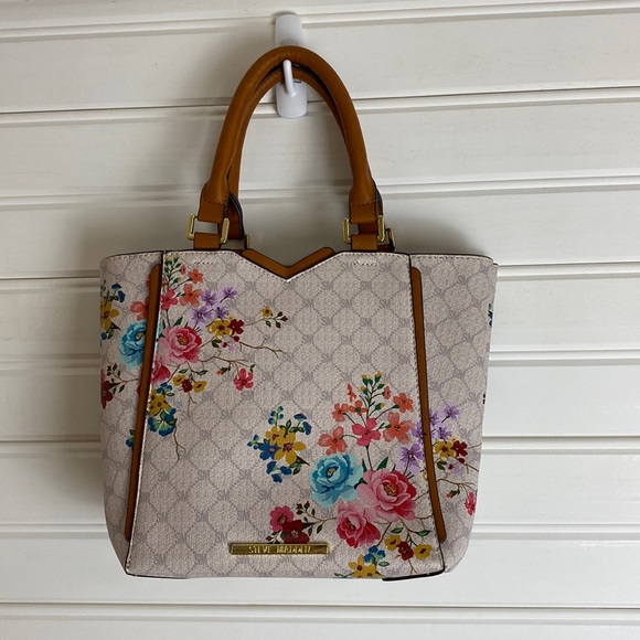 Steve Madden | Bags | Steve Madden Floral Tote | Poshmark